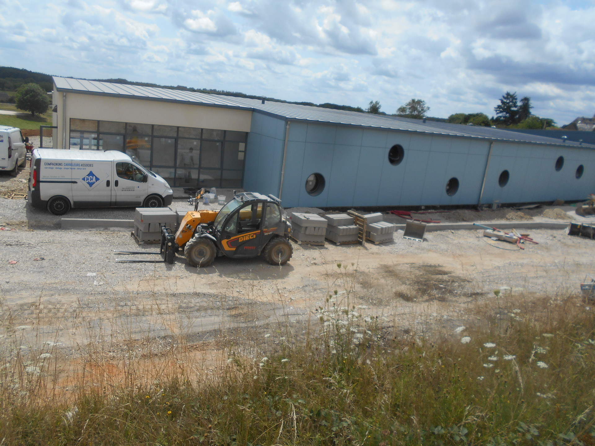 cressensac - nouvelle école photo du chantier